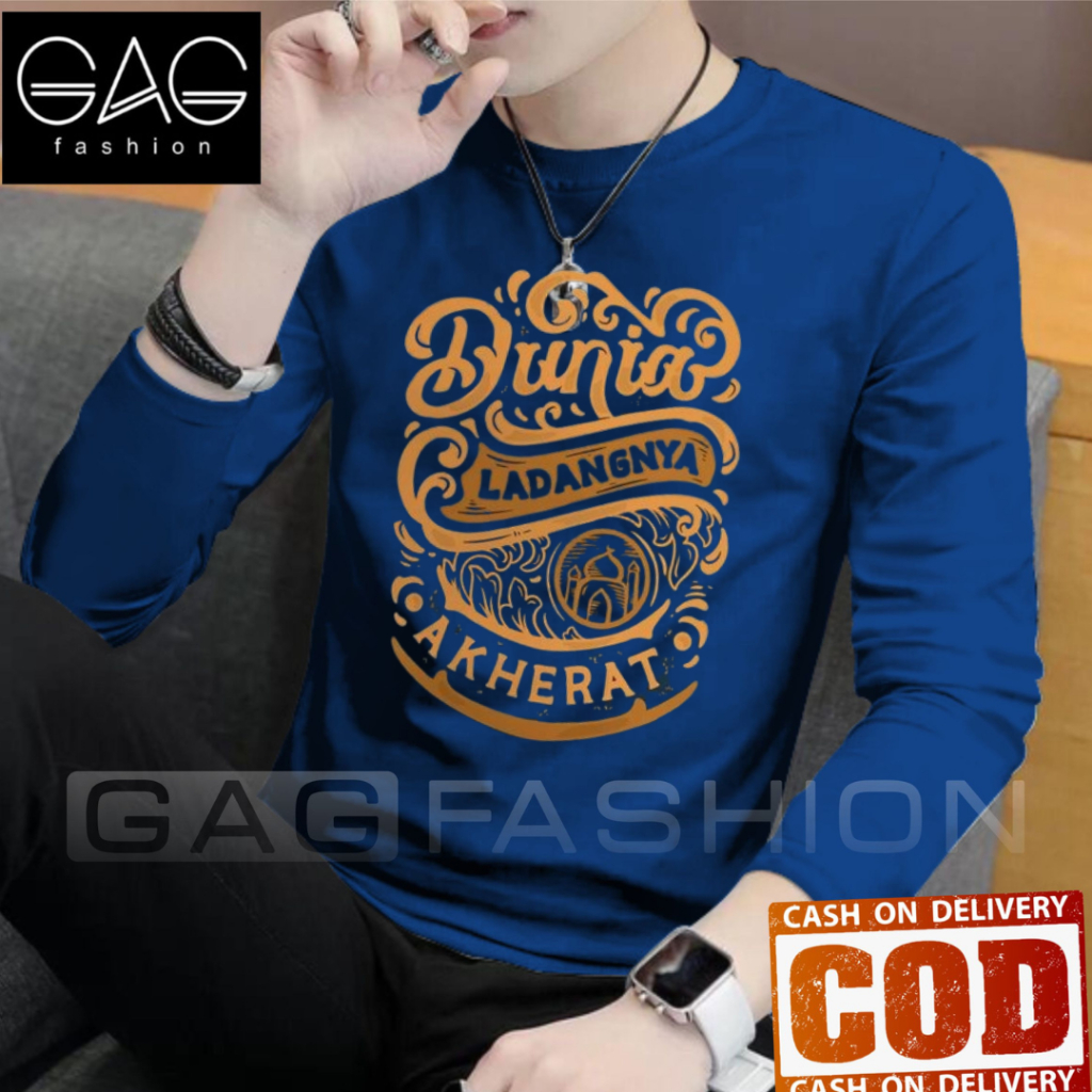 Jual Kaos Lengan Panjang Distro Salafy Indonesia Kata'' Dakwah '' Dunia ...