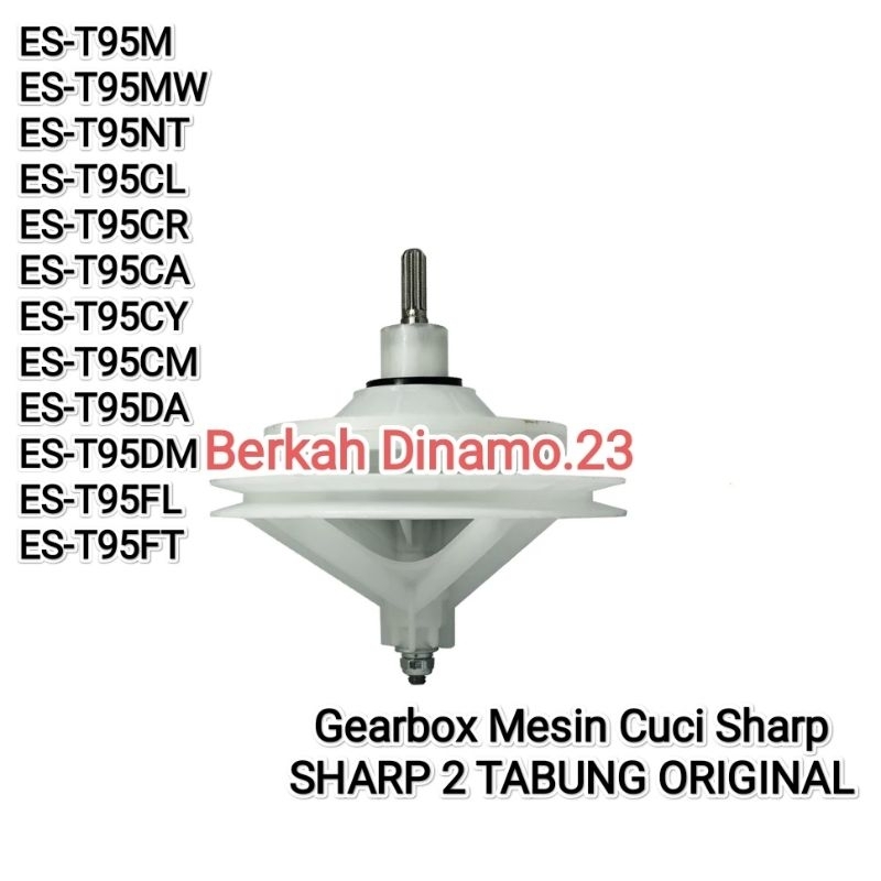 Jual Gearbox Mesin Cuci SHARP ORIGINAL ES-T95CR / ES-T95CL / ES-T95CY ...