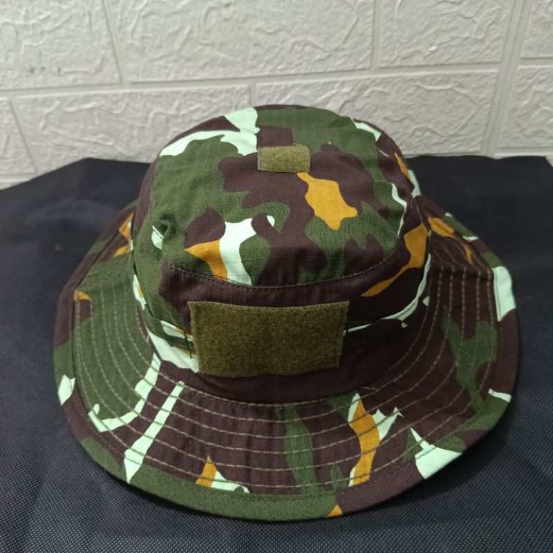 Jual Topi Rimba Loreng Brimob Model Tactical / Rimba Loreng Brimob ...