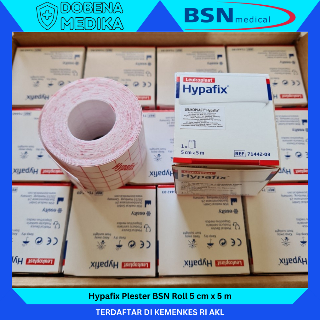 Jual BSN Hypafix Plester Luka 5 cm x 5 m | Shopee Indonesia