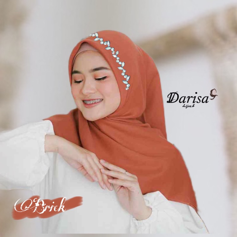 Jual BANDO DAUN HIJAB SEGIEMPAT VOAL SWAROVSKI BANDO BEADS BAHAN PARIS ...
