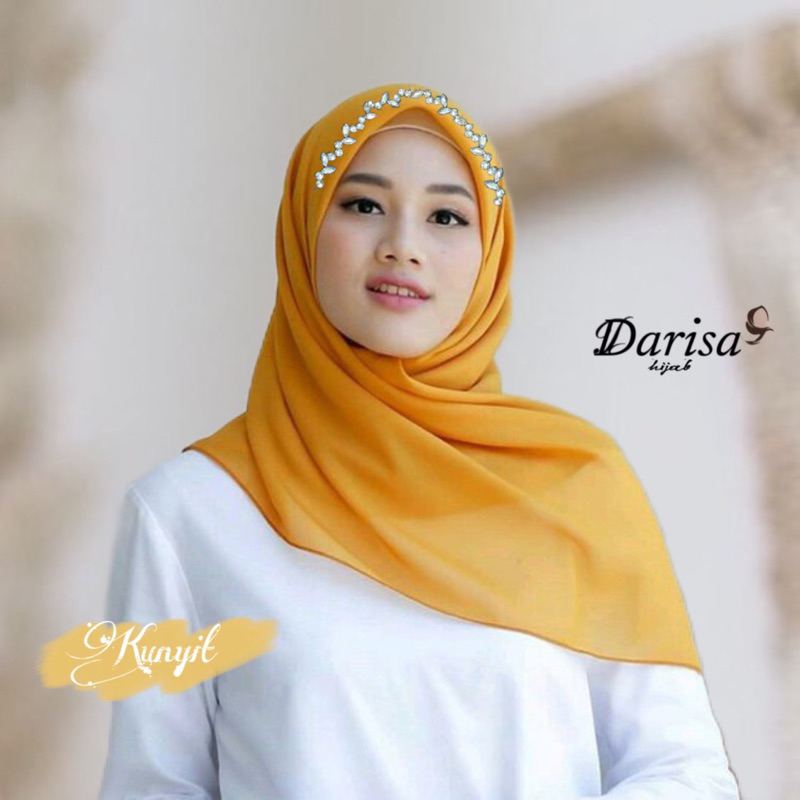 Jual BANDO DAUN HIJAB SEGIEMPAT VOAL SWAROVSKI BANDO BEADS BAHAN PARIS ...