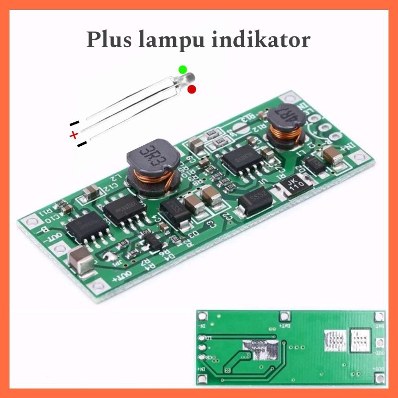 Jual Modul UPS 9v-12v always on baterai lithium 18650 | Shopee Indonesia