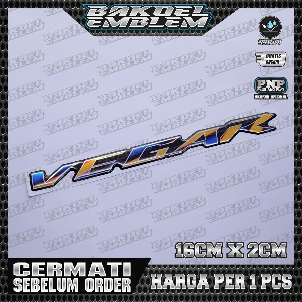 Jual EMBLEM TIMBUL VEGA R MODEL TITANIUM, EMBLEM YAMAHA VEGA R TITANIUM ...