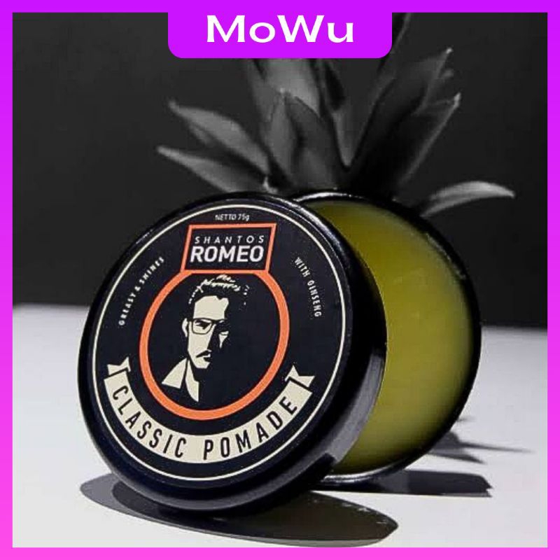 Jual SHANTOS ROMEO CLASSIC POMADE 75 Gram - Pomade Minyak Rambut Aroma ...