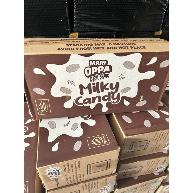 Jual milky candy mari oppa 1ds x 24 renceng permen susu | Shopee Indonesia