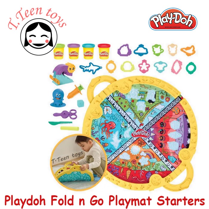 Jual Playdoh Starters Fold n Go Playmat Playdough Play Doh Dough ...