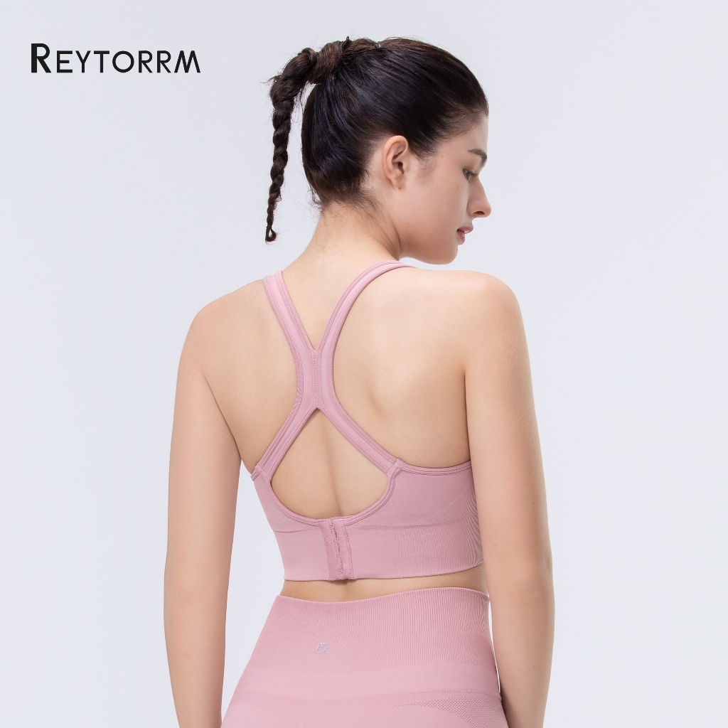 Jual Reytorrm LYCRA® Sport Bra Push Up BH Pakaian Olahraga Kekuatan Tinggi Shockproof Fitness ...