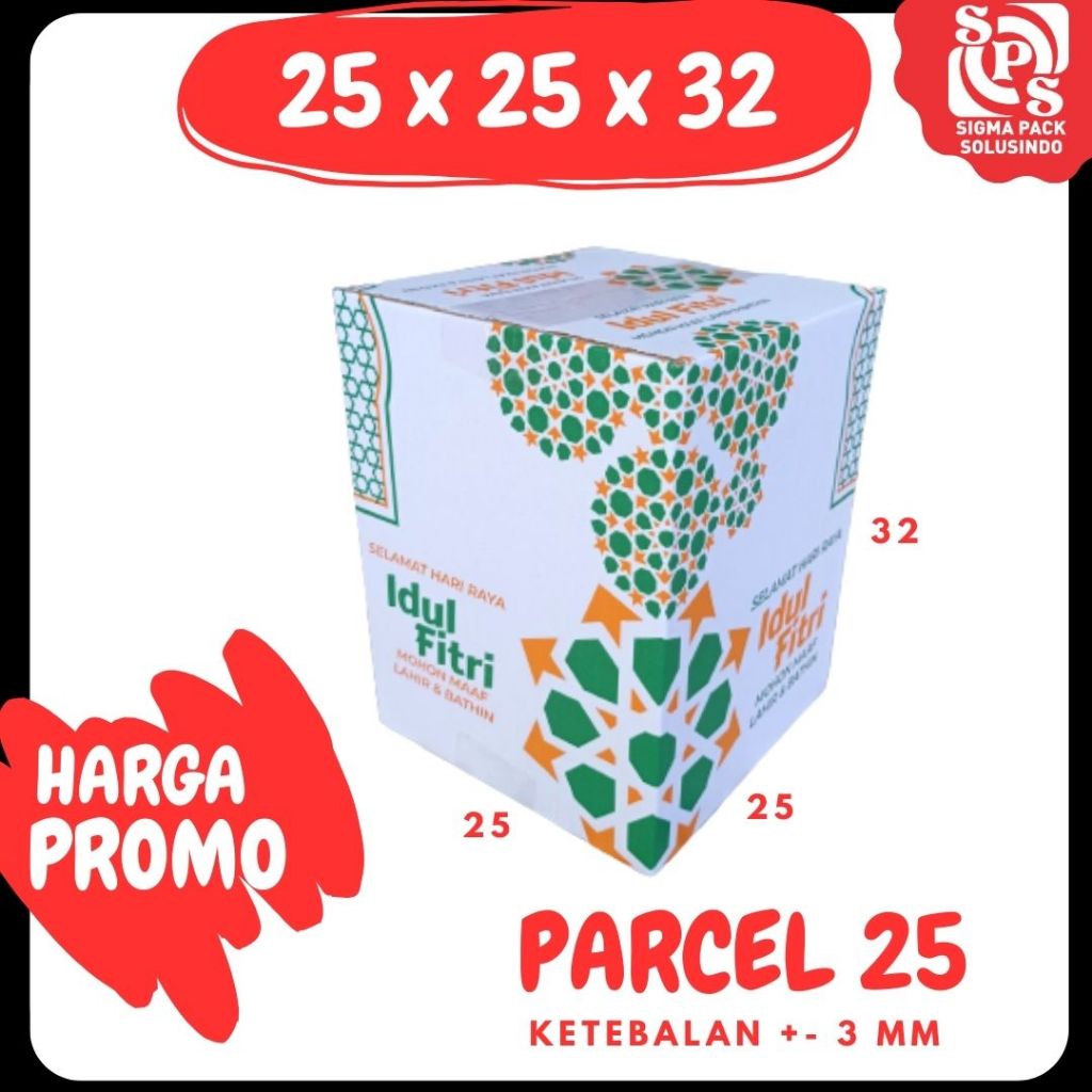 Jual Kardus Parcel 25x25X32 Kardus Kecil / Dus Packing/ Box Parcel ...