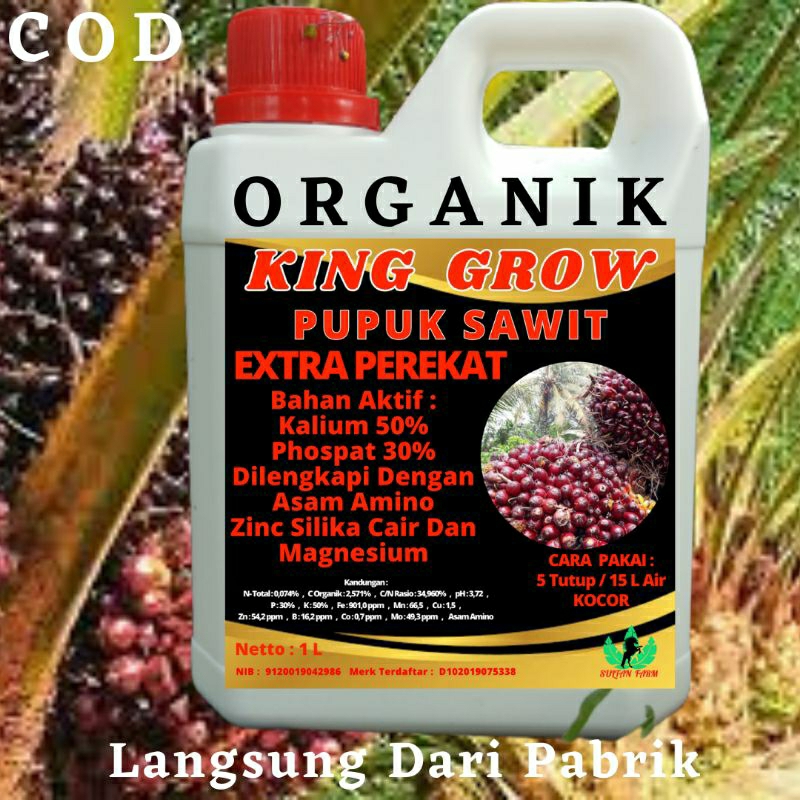 Jual King Grow Boster Pupuk Sawit 1L | Shopee Indonesia