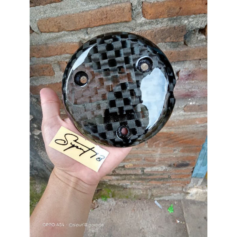 Jual cover mesin karisma supra 125 karbon kevlar catur | Shopee Indonesia