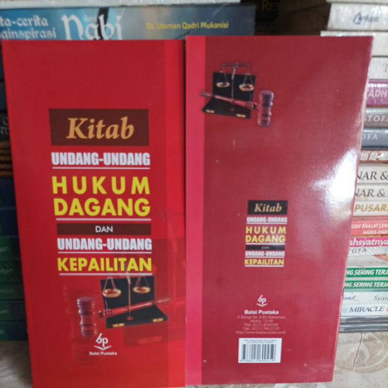 Jual Buku Undang Undang Hukum Dagang dan Kepailitan KUHD oleh Prof.R ...