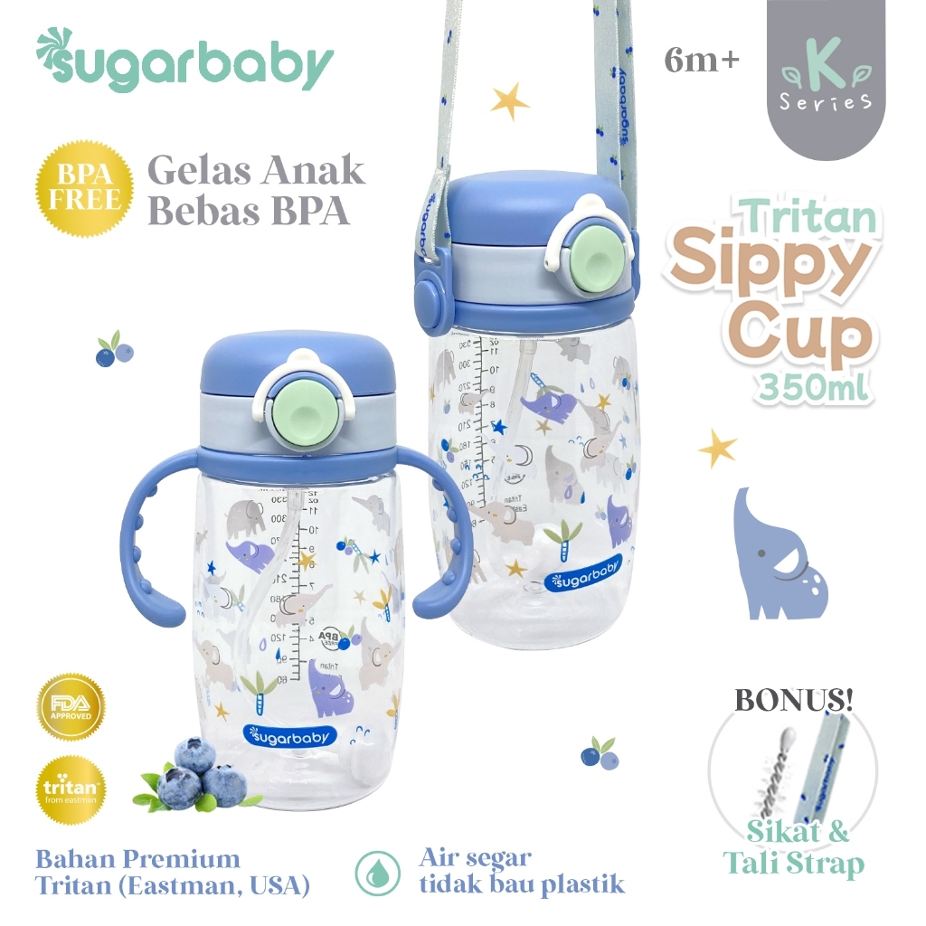Jual TERLENGKAP Botol Sugar Baby / SugarBaby Tritan Sippy Star, Rabbit ...