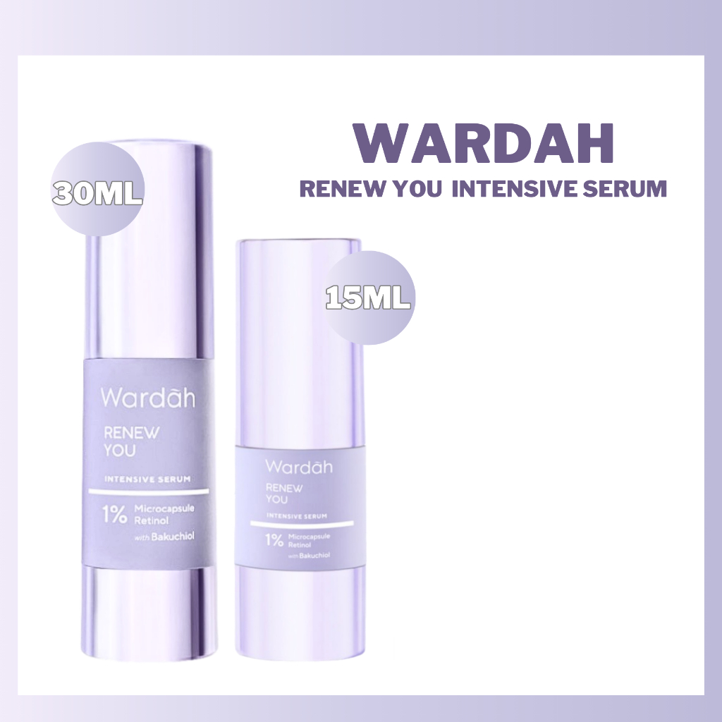 Jual Wardah Renew You Intensive Serum 15ml & 30ml/Serum Wajah | Shopee ...