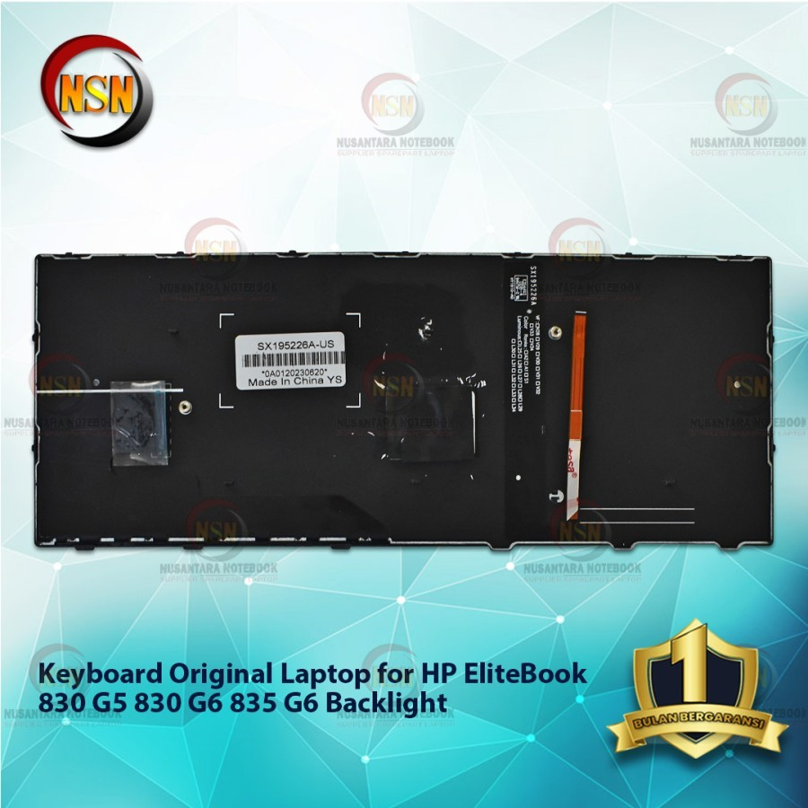 Jual Keyboard Original Laptop HP EliteBook 830 G5 830 G6 835 Backlight ...