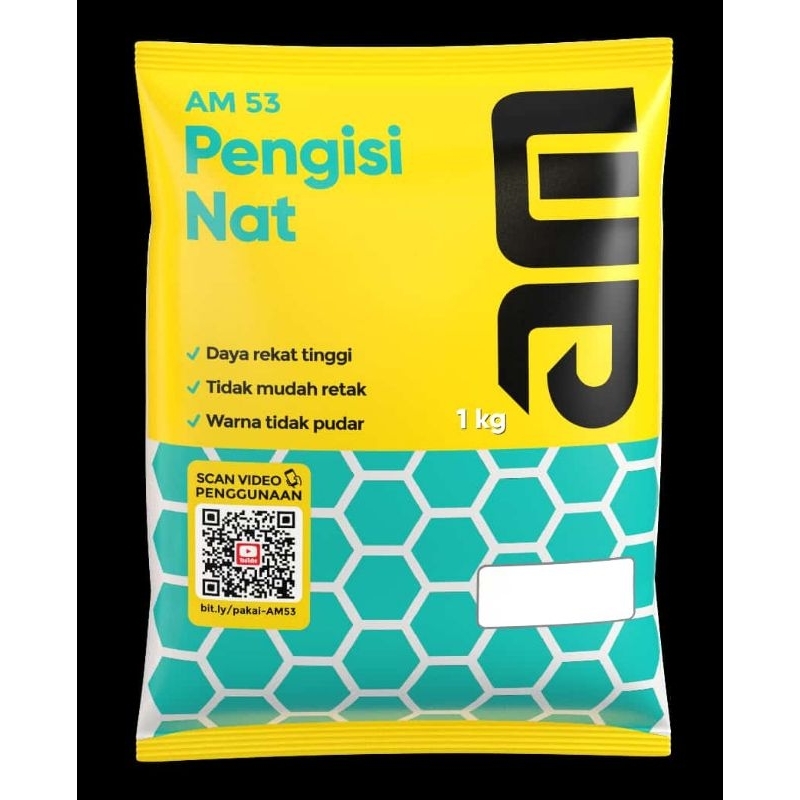 Jual AM MORTAR Pengisi Nat AM 53 isi 1kg | Shopee Indonesia
