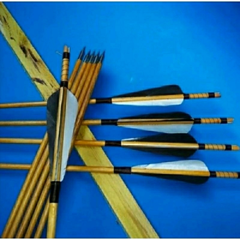 Jual arrow jemparing grade A 6mm bambu petung busur panah jemparingan ...