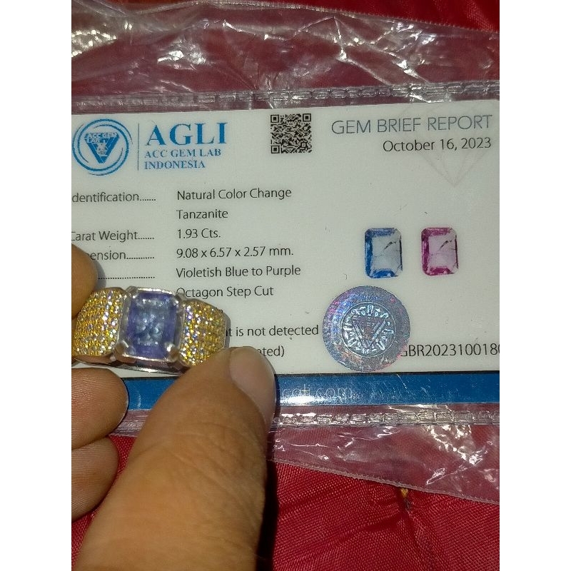 Jual Natural Color Change Tanzanite | Shopee Indonesia