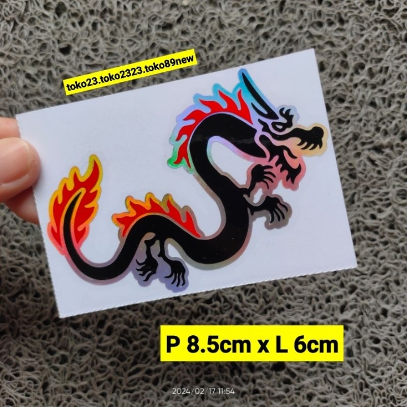 Jual stiker hologram gambar naga sticker motor keren | Shopee Indonesia