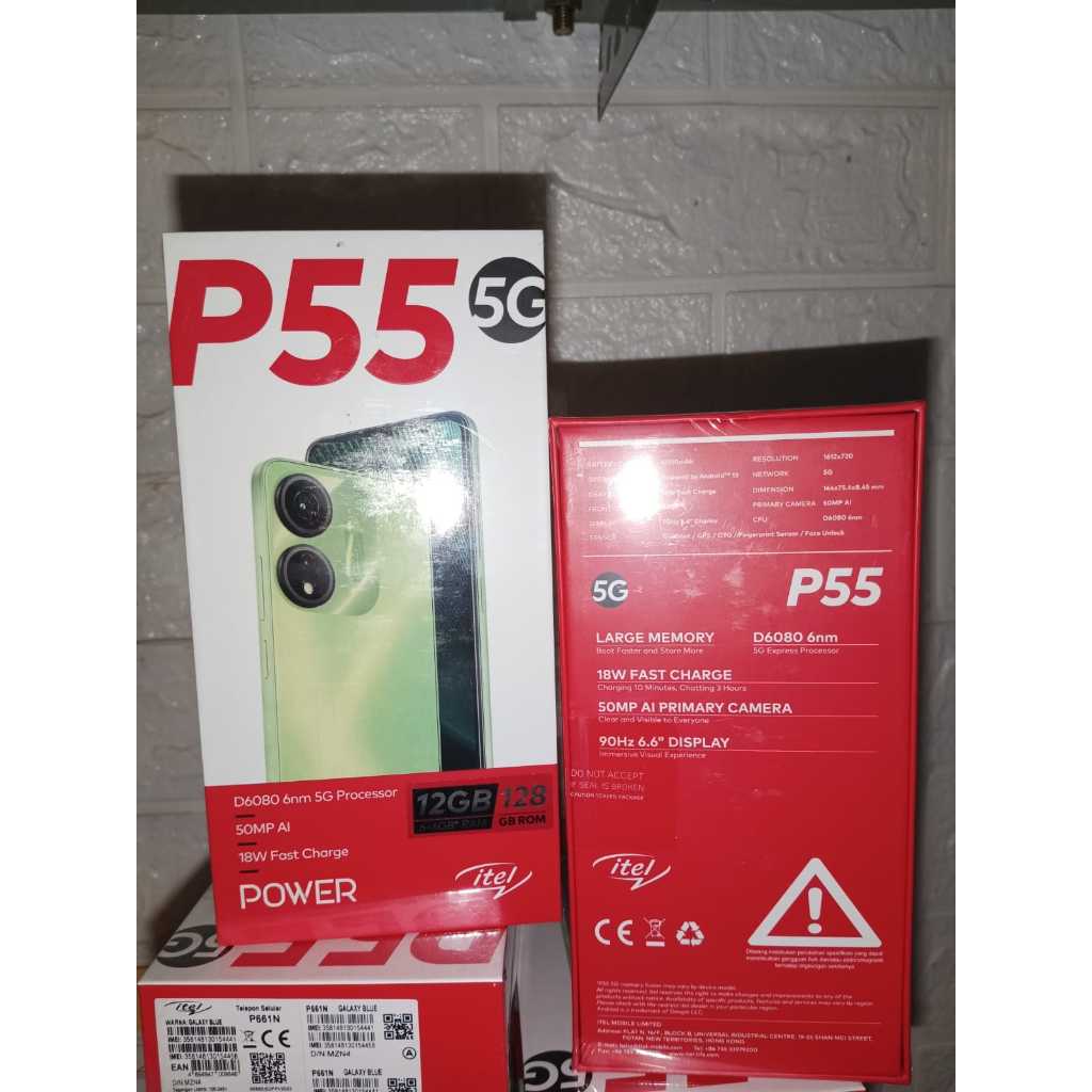 Jual Itel P55 5G 6/128 GB Garansi Resmi | Shopee Indonesia