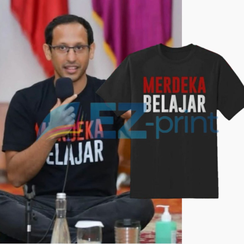 Jual KAOS TSHIRT MERDEKA BELAJAR KEMENDIKBUD LOGO KURIKULUM MERDEKA ...