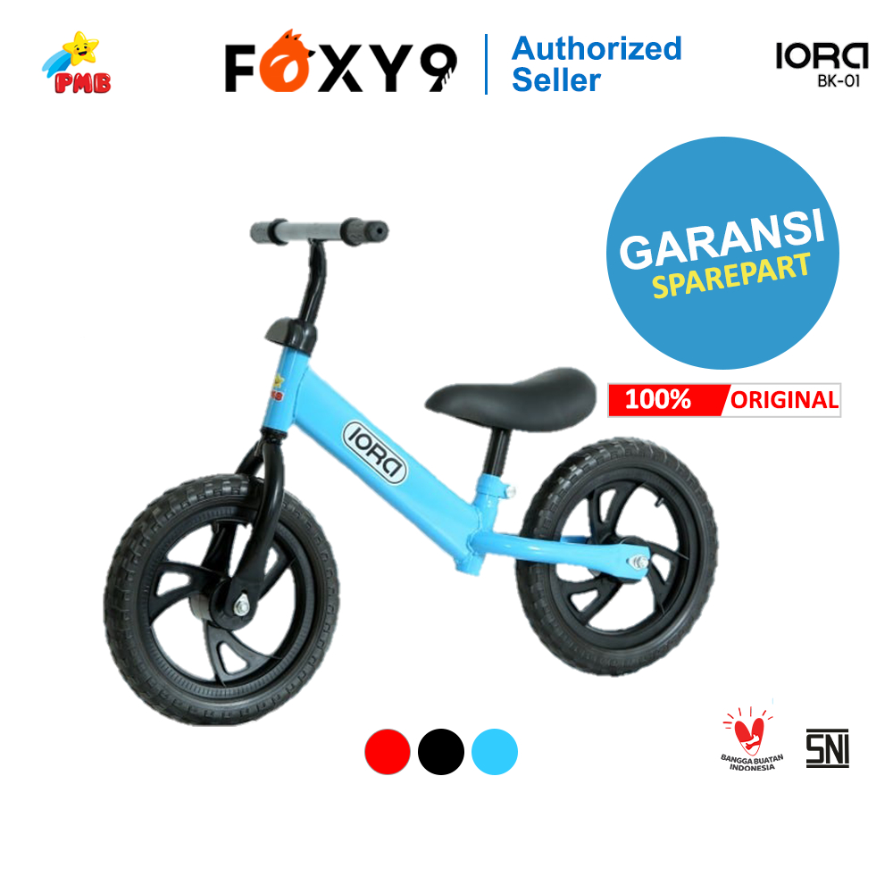 Jual Balance Bike Ban Karet Push Bike Sepeda Keseimbangan Anak PMB BK01 | Shopee Indonesia