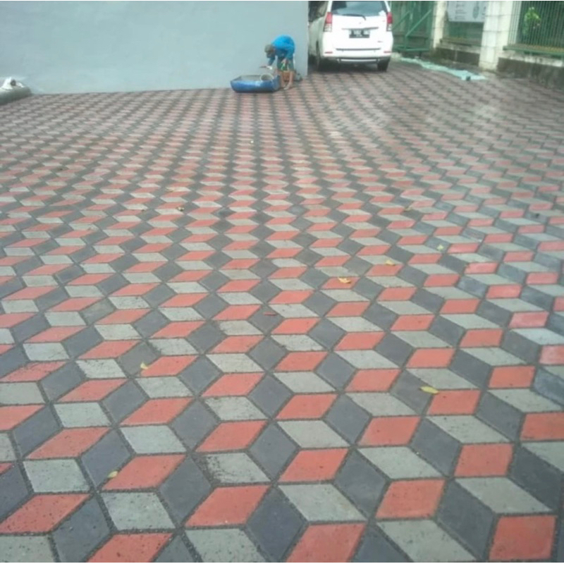 Jual Paving block 3D/conblock/press mesin hidrolik berkualitas | Shopee ...