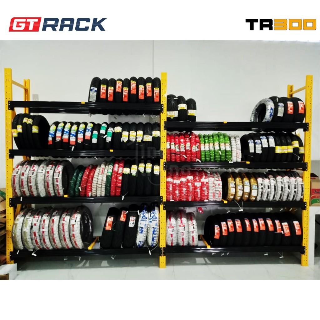 Jual RAK BESI BAN SEPEDA MOTOR GT RACK TR300 - TIRE RACKING DISPLAY ...
