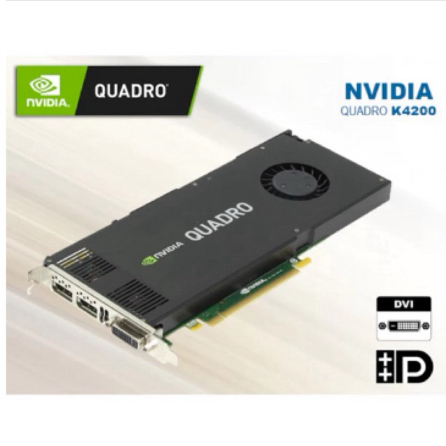 Jual VGA DESAINS DAN GAMMING NVIDIA QUADRO K4200 4GB DDR5 256BIT | Shopee Indonesia