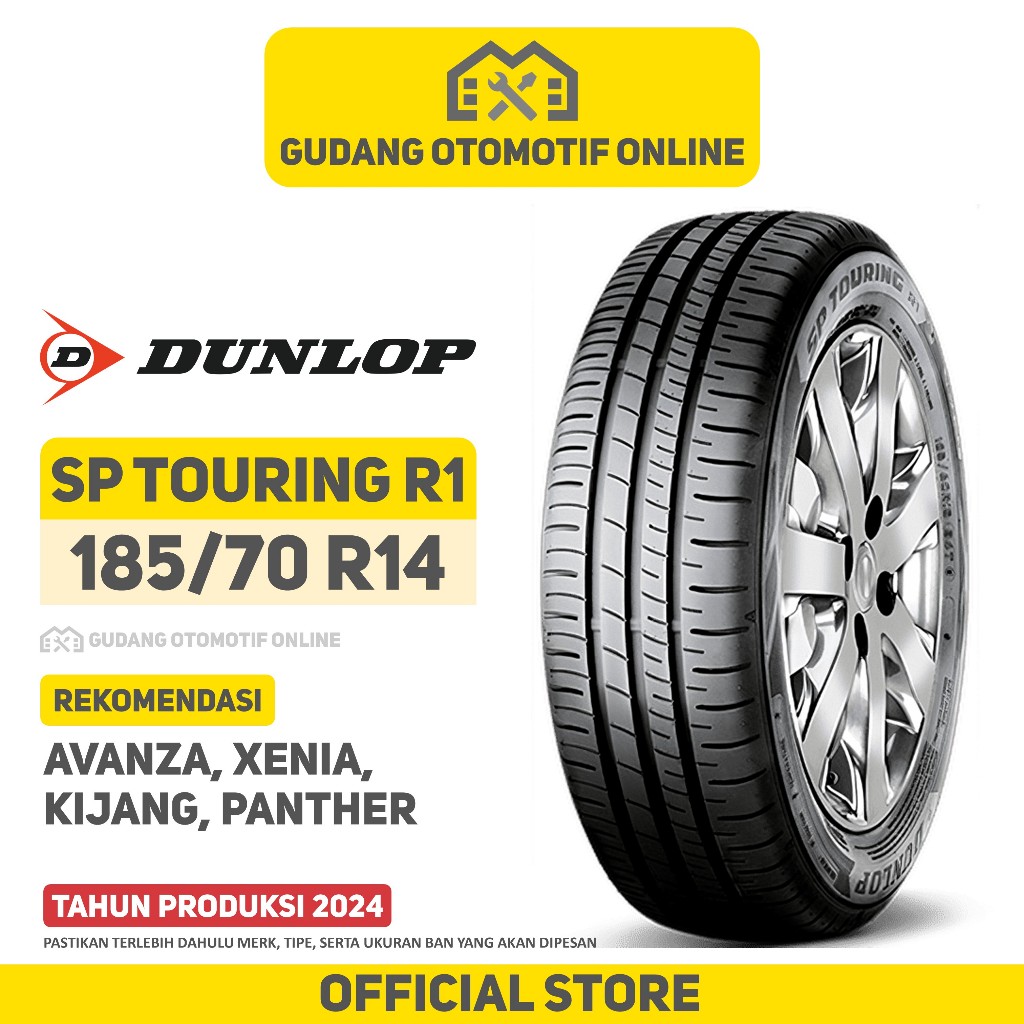 Jual Ban Dunlop SP Touring R1 185/70 R14 Ban Mobil Avanza Xenia Kijang ...