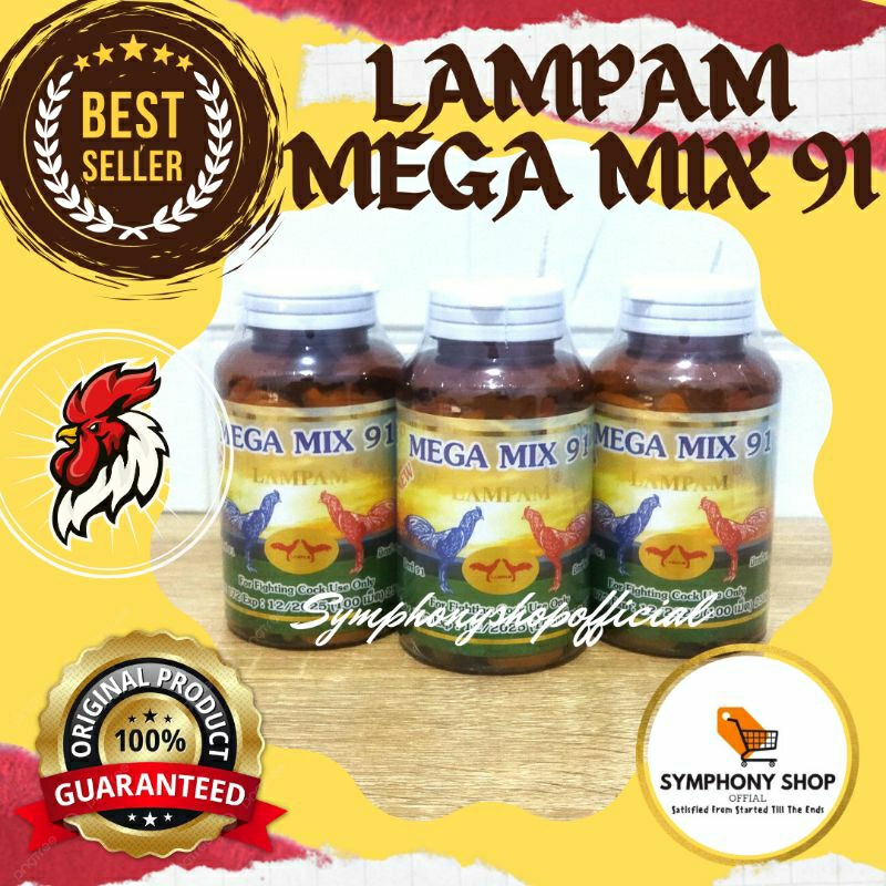 Jual LAMPAM MEGA MIX 91 MULTIVITAMIN AYAM TARUNG THAILAND | Shopee ...