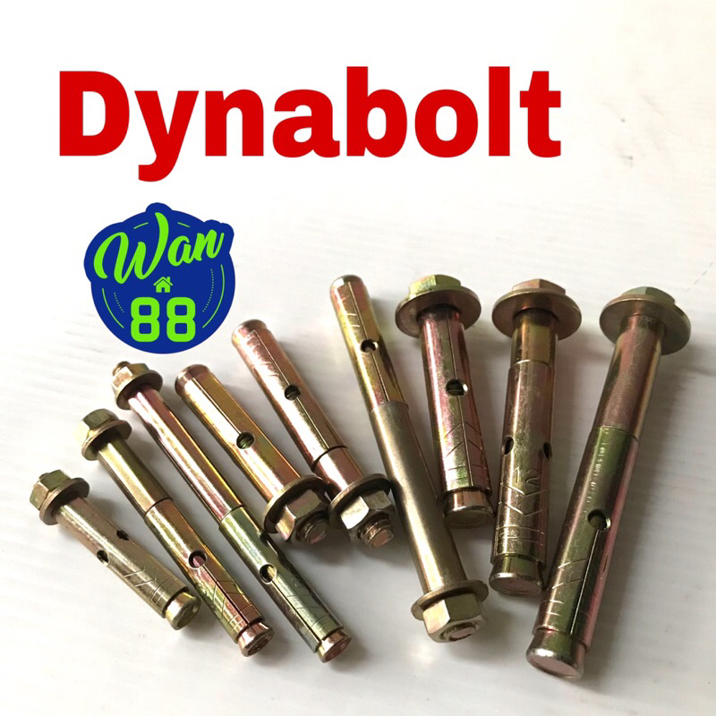 Jual Dynabolt M10x50, M10x65, M10x77, M10x97 Baut Beton Anchor Baut Tanam | Shopee Indonesia
