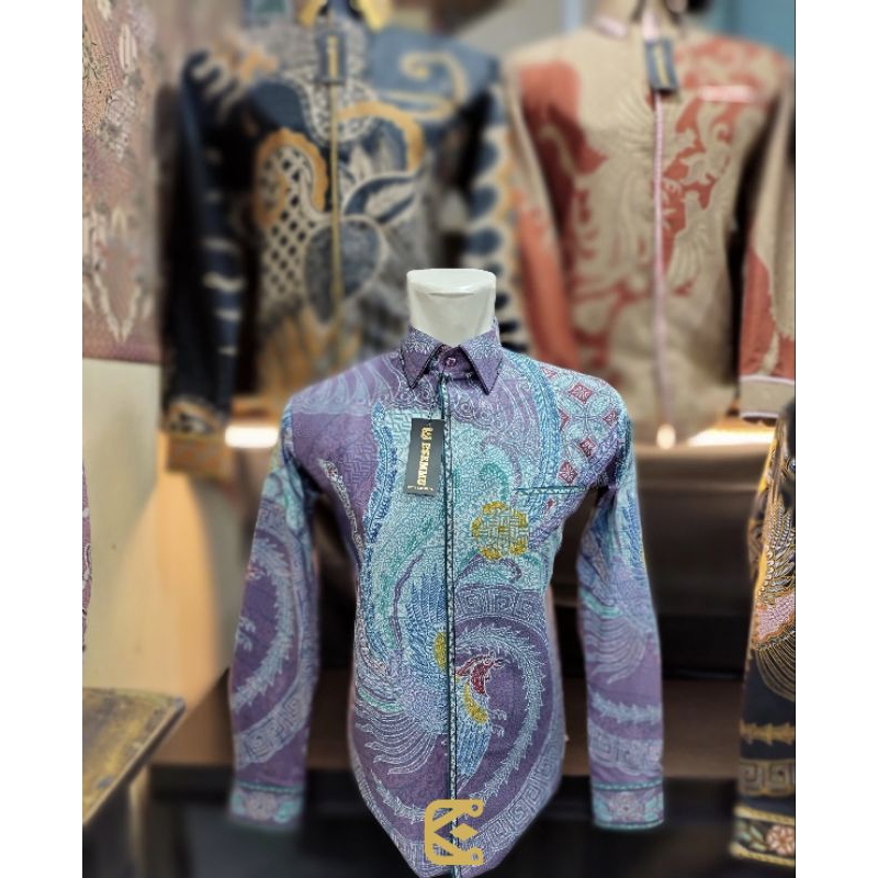 Jual KEMEJA BATIK SMOCK KATUN KOMBINASI TULIS SUPER PREMIUM THAMRIN ...
