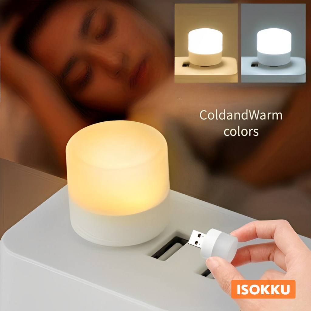 Jual Lampu Bohlam Mini USB Cool White 6000K 110 Lumens 5V 1W - White ...