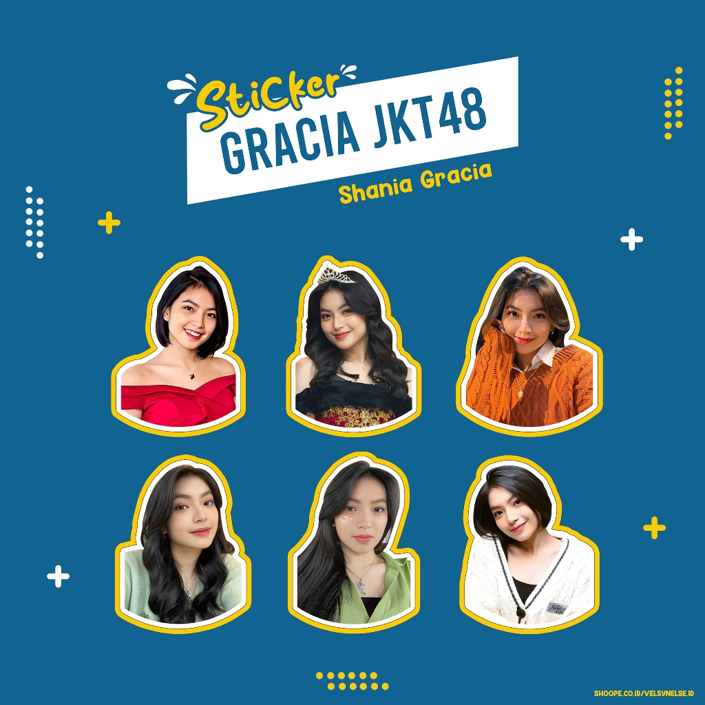 Jual [ ISI 6 ] Sticker Pack JKT48 Lucu Aesthetic High Quality | Shopee ...