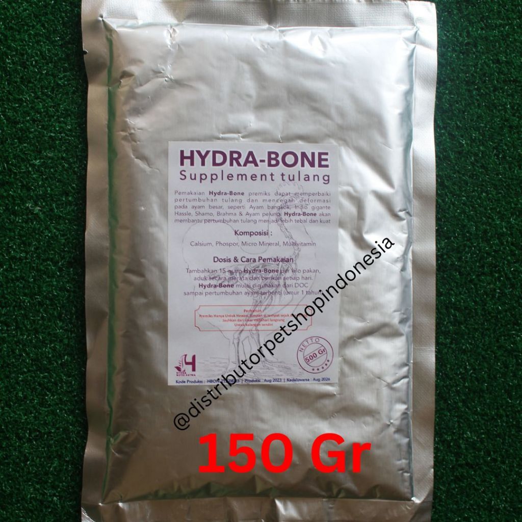 Jual HYDRA BONE SUPPLEMENT TULANG Kemasan 150 Gr | Shopee Indonesia