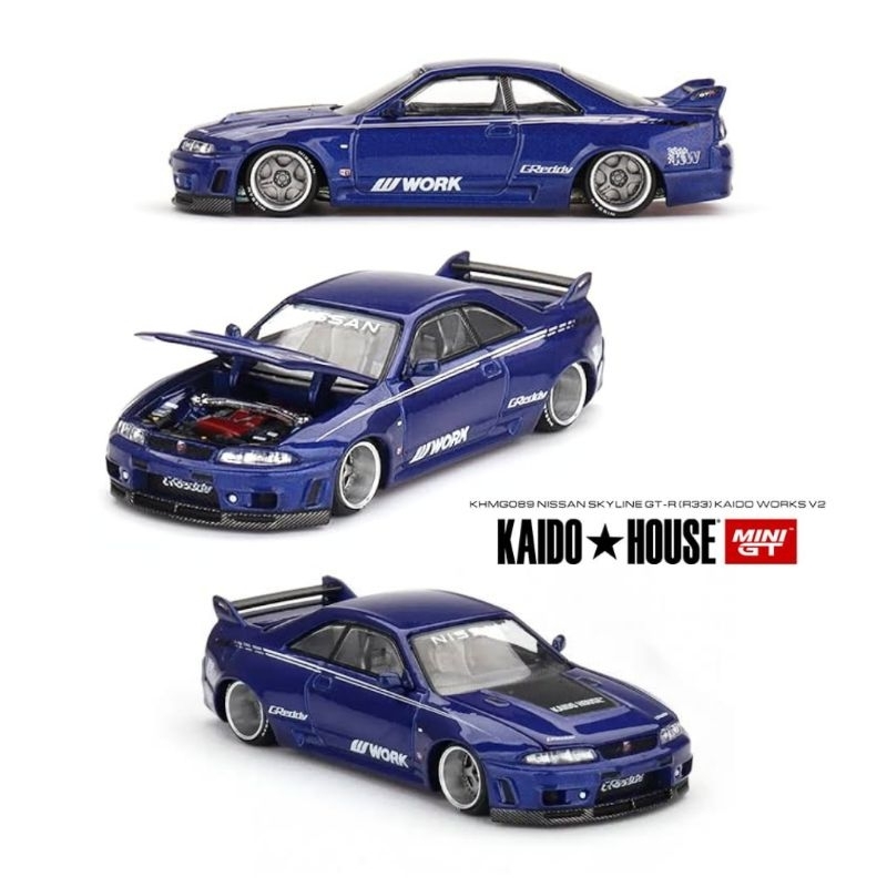 Jual Mini GT X Kaido House 089 - Nissan Skyline GT-R (R33) Kaido Works ...