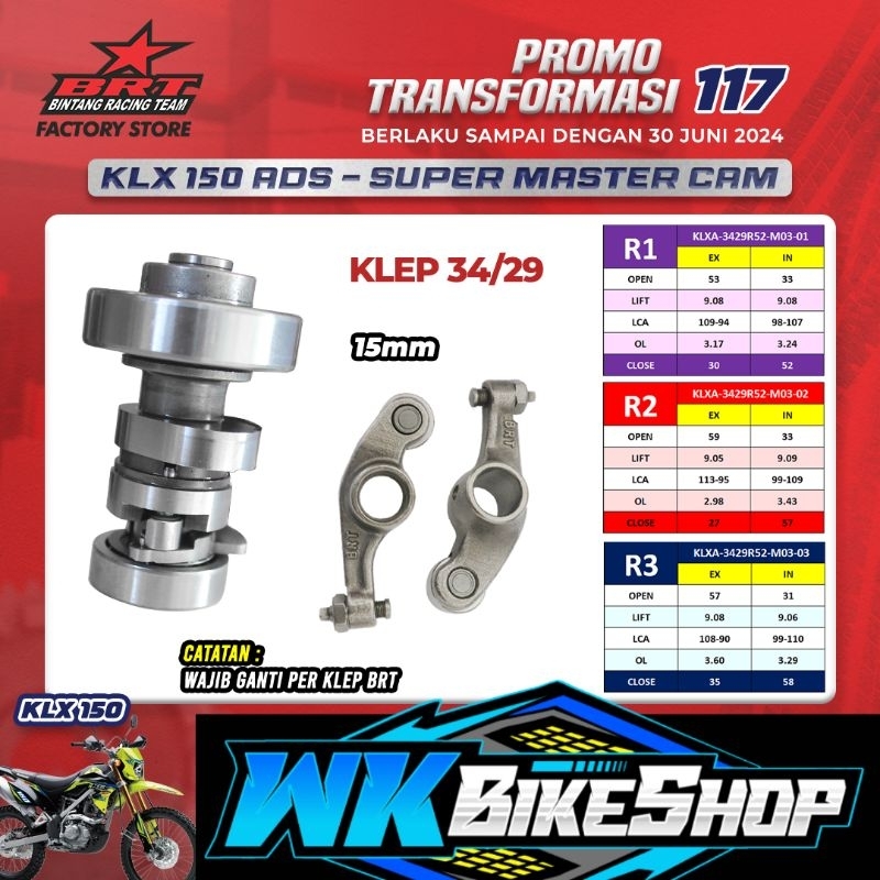 Jual NOKEN AS + RRA PELATUK ADS BRT KLX 150 140 BF DTRACKER S1 T1 T2 T37 T38 S1P T1P T2P R1 R2 ...