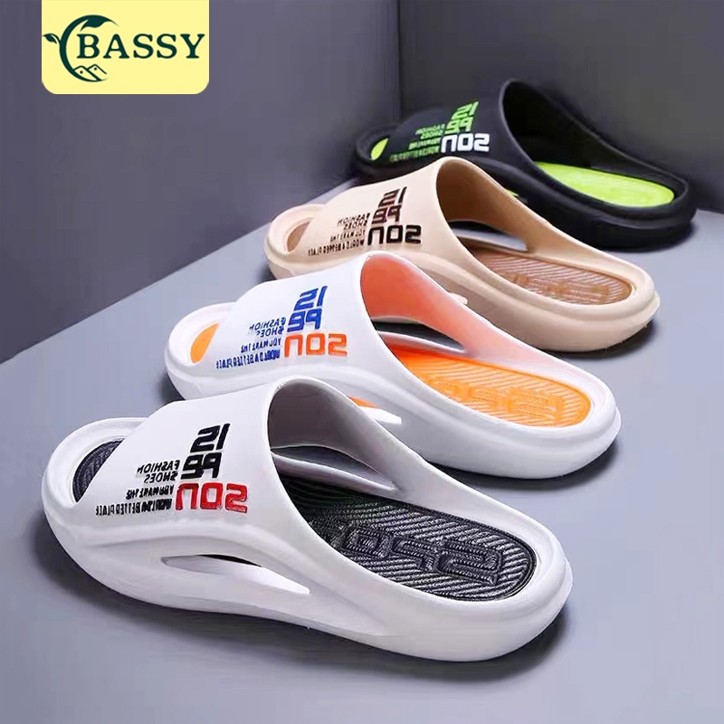 Jual Bassy Sandal Slop Pria EVA Sandal Rumah Laki Laki Sendal Slop Pria ...