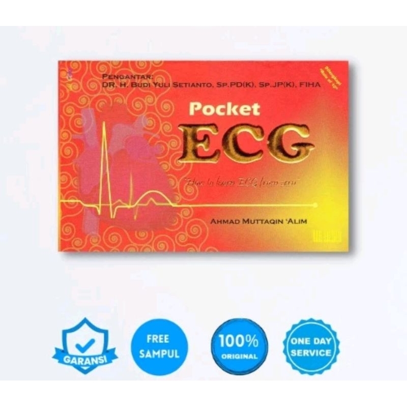 Jual [ORIGINAL] Pocket ECG EKG Ahmad Muttaqin Alim Gambar Full Berwarna Buku Saku Pocket ECG ...