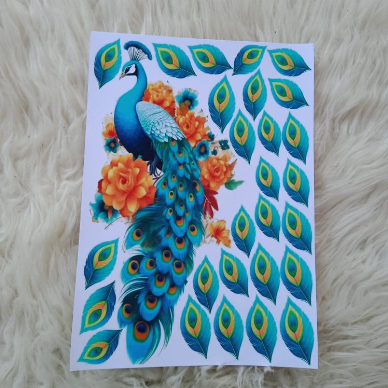 Jual TOPPER BURUNG MERAK SESERAHAN/HIASAN SESERAHAN/HIASAN BUKET UANG ...