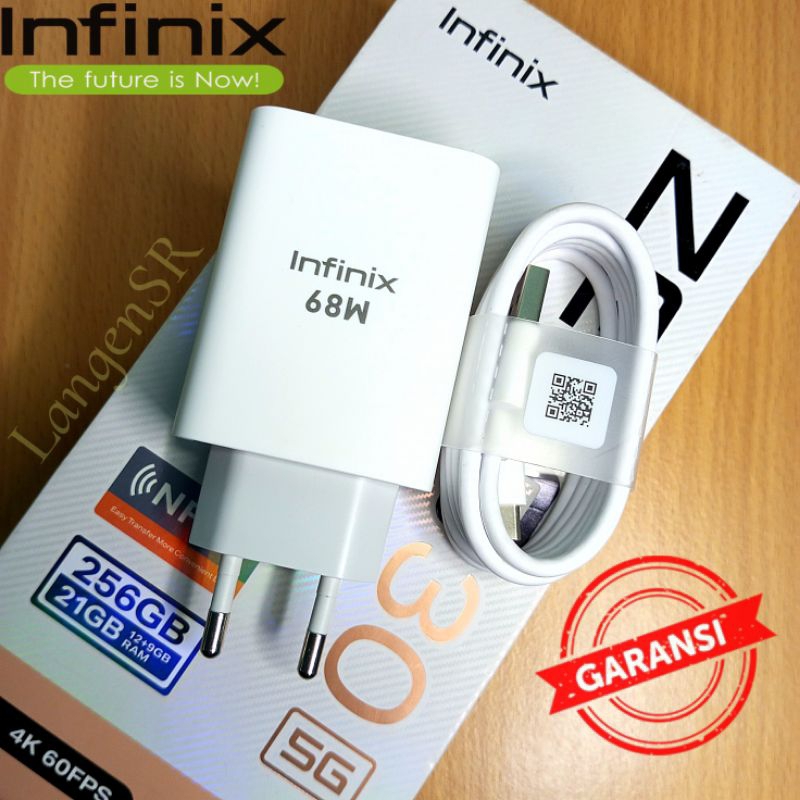 Jual Charger INFINIX ZERO 30 5G Super Charger 68Watt Dijamin Original ...