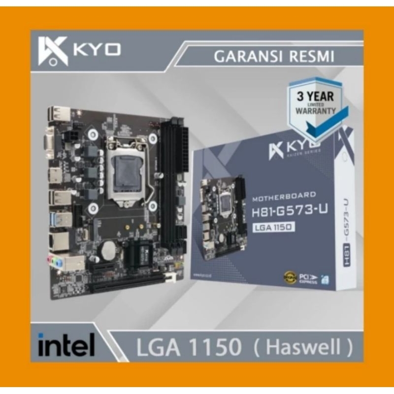 Jual MOTHERBOARD KAIZEN H81 NVME DDR3 LGA 1150 | Shopee Indonesia