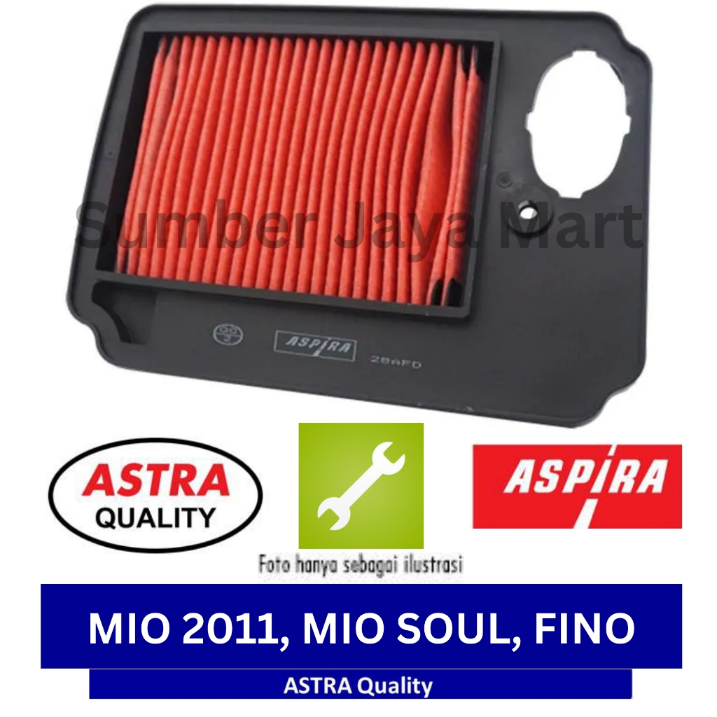 Jual Saringan Filter Udara MIS Yamaha MIO SOUL, FINO ASPIRA Original ...