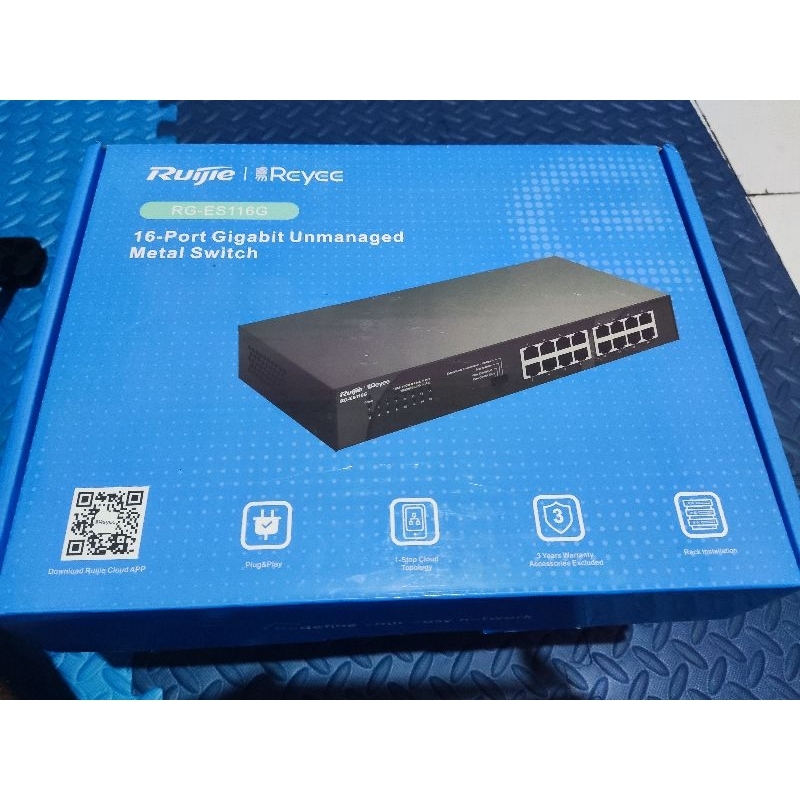Jual Ruijie RG-ES116G 16 port gigabit metal switch | Shopee Indonesia