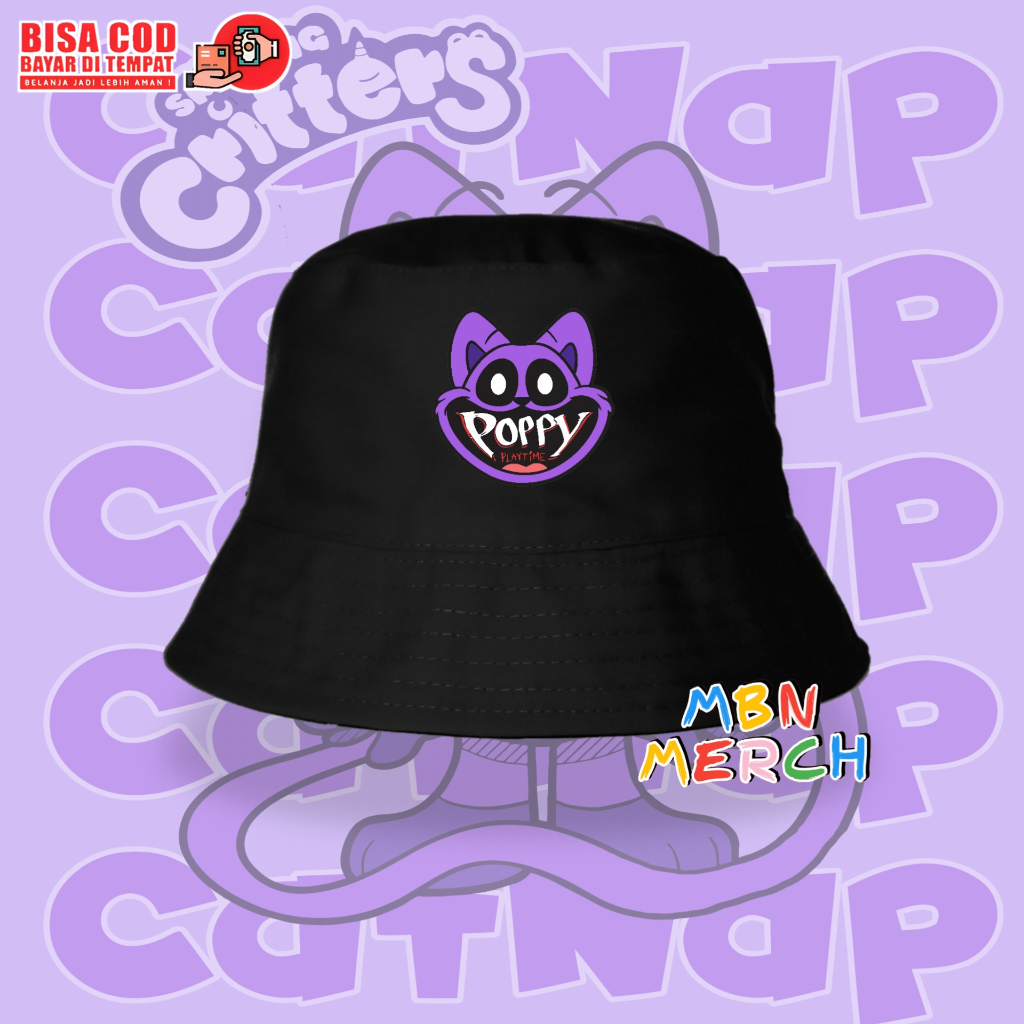 Jual Topi bucket hat anak poppy playtime catnap | Shopee Indonesia