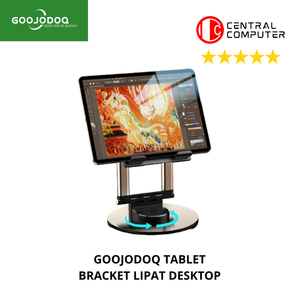 Jual GOOJODOQ TABLET BRACKET LIPAT DESKTOP | Shopee Indonesia