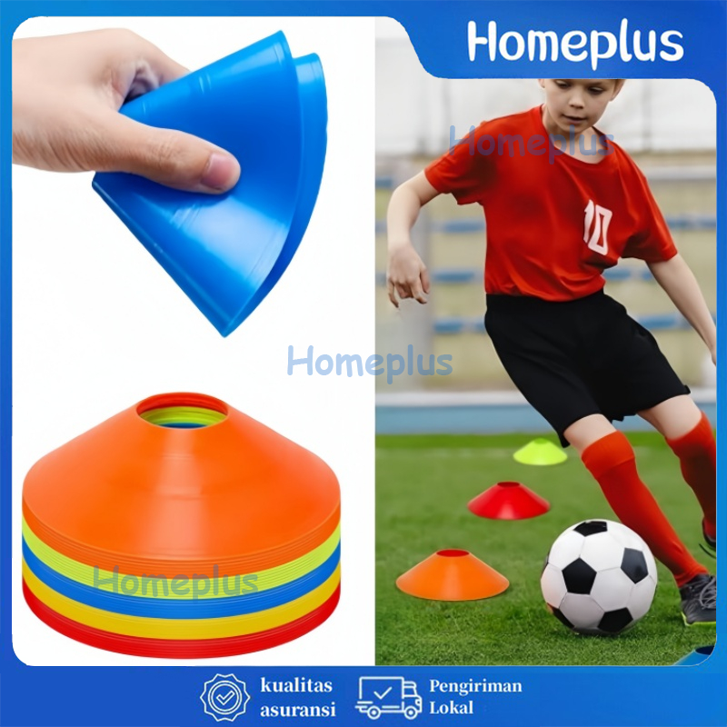 Jual HomePlus 10Pcs Cone Mangkuk Olahraga Latihan Sports Futsal Cones ...