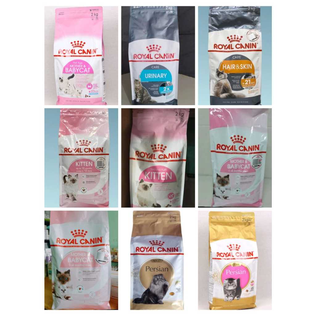 Jual royal canin all varian 2kg,rc hair & skin,rc kitten persian,rc ...