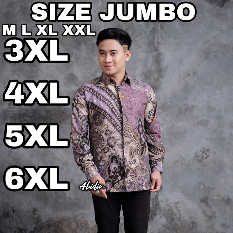 Jual Kemeja Batik Pria Ukuran Jumbo || Kemeja batik big size | Shopee ...